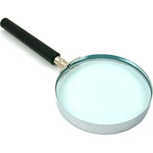 Amazon.com: 3x Magnifying Glass Stamp Coin Magnifier Lens Tool 3": Home ...