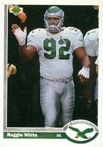 Amazon.com: Reggie White Football Card (Philadelphia Eagles) 1991 Upper ...
