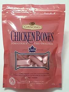 Amazon.com : Ganong Chicken Bones Spicy Cinnamon Flavoured Candy with ...