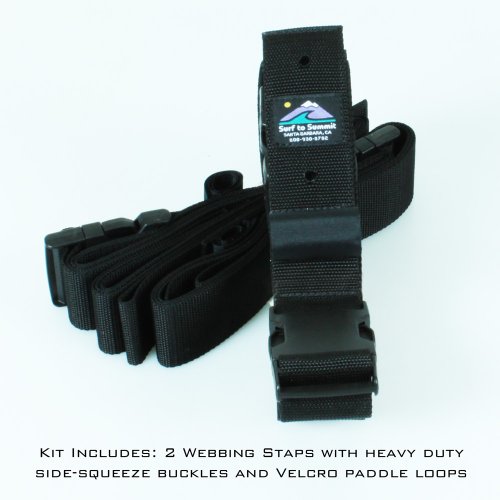 Webbing Boat Hanger Strap - Set of 2, kayak wall hanger, SUP wall ...