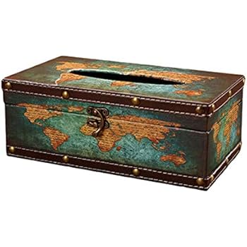 Amazon.com: BREIS Retro Kleenex Holder Vintage Rectangular Waterproof ...