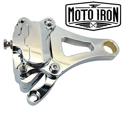 Motorcycle & ATV Springer Front End Brake Caliper Kit Right Side Chrome ...