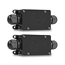 LemonBest 2pcs Waterproof Outdoor External 2 Way PG9 Electrical ...