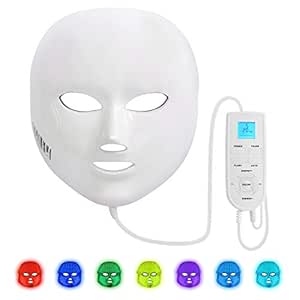Amazon.com : Light Therapy Mask, NEWKEY Led Face Mask Light Therapy for ...