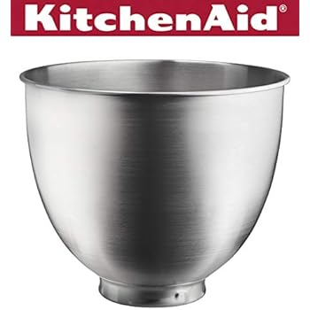 Amazon.com: KitchenAid KN3CW 3-Qt. Stainless Steel Bowl & Combi-Whip ...