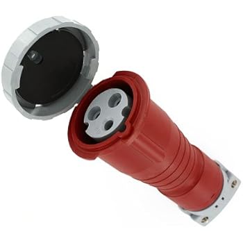 Leviton 330C7W 30 Amp, 480 Volt, Industrial Grade, North American Pin ...