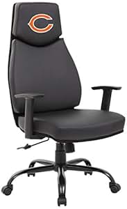 Amazon.com : PROLINE NFL Chicago Bears Leather Office Chair : Sports ...