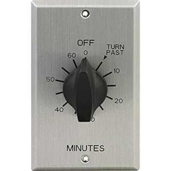 Honeywell 60-Minute Countdown in-Wall Timer, Mechanical Switch, Spring ...