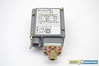 NEW SQUARE D 9012-GAW-6 PRESSURE 5-250PSI SER C SWITCH B461223: Amazon ...