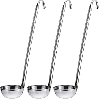 Amazon.com: Chef Craft 20584 Plastic Mini Ladles in 2 Sizes, Set of 4 ...
