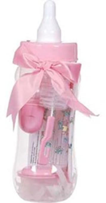 Amazon.com : 8-Piece Baby Bottle Bank Set-Pink : Toy Banks : Baby