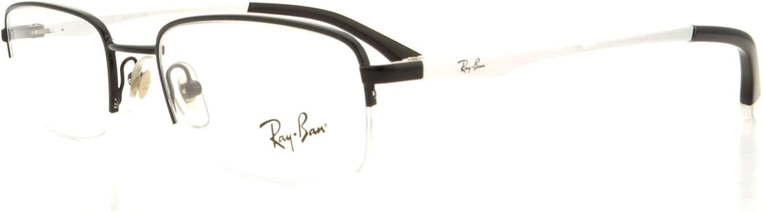 Amazon.com: Ray Ban Eyeglasses RB 6133 SILVER 2672 RB6133: Ray Ban ...