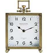 Amazon.com: NIKKY HOME Vintage Table Clock, Silent Non-Ticking Battery ...