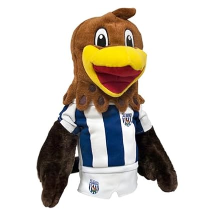 West Bromwich Albion Baggie Bird Mascot Headcover - Brown/Blue/White ...