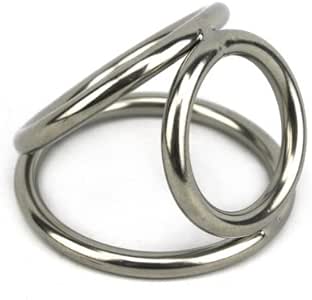 Amazon.com: Steel Tri Ringed Cock Ring: Health & Personal Care
