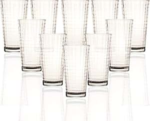 Amazon.com | Circleware 44112 Windowpane Huge Set of 10 Tall Heavy Base ...