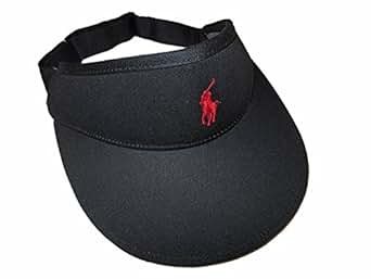 Ralph Lauren Polo Mens Sun Visor Hat (Black) at Amazon Men’s Clothing store
