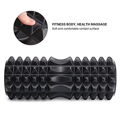 13" Foam Roller, Professional Muscle Roller with 3D Bionic Massage ...