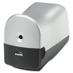 Amazon.com : X-ACTO Deluxe Electric Sharpener - Silver (1797) : Pencil ...