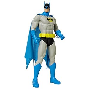 Amazon.com: DC Universe Big Figs 20" Classic Gray and Blue Batman ...