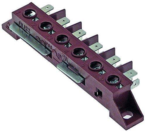 PARRY HIGH TEMPERATURE HEAT RESISTANT TERMINAL 6 POLE CONNECTOR BLOCK ...