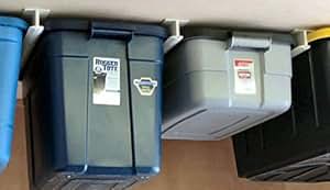 Amazon.com: Bin TRACKS Storage System – Ceiling Mounted Storage Racks ...