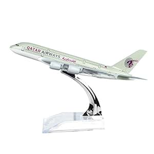 Amazon.com: 24-Hours Qatar Airways Company Q.C.S.C. A380 Metal Souvenir ...