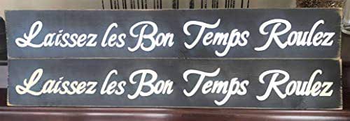 Amazon.com: Let the Good Times Roll Mardi Gras French Cajun Sign Wall ...
