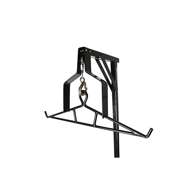 ECOTRIC Truck 2" Hitch Game Hoist 600LB Big Game Hunting Deer Hoist ...