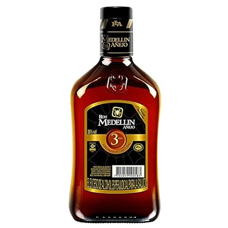 Ron - Medellin 3 Años Añejo 1L: Amazon.es: Alimentación y bebidas