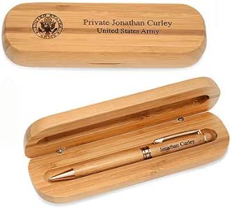 Amazon.com : Executive Gift Shoppe | US Army Bamboo Pen and Box Set ...