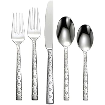 Amazon.com | kate spade new york Larabee Dot Flatware Place Setting - 5 ...