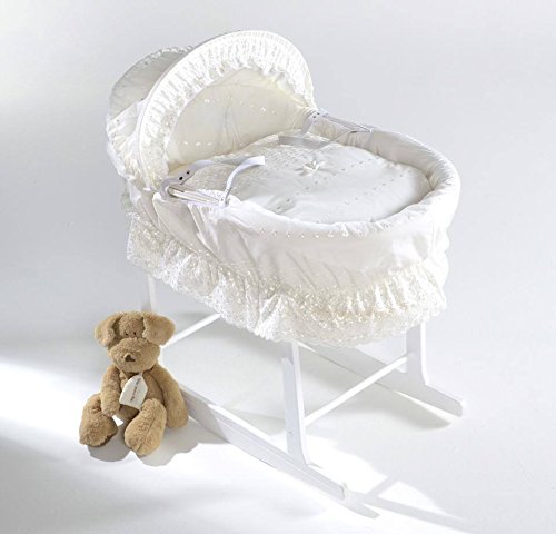 Luxury British Made Cream Bassinet Moses Basket Replacement Cover ...