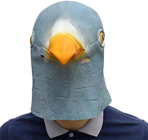 HAORONG Pigeon Mask Latex Full Head Fancy Dress Party Stag Animal Masks ...