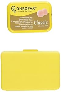 Amazon.com: Ohropax Wax Ear Plugs Qty 3 Boxes - Total of 36 Ear Plugs ...