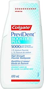 Colgate PreviDent 5000ppm Booster Plus Toothpaste, Spearmint, 100 mL ...