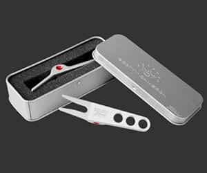 TITLEIST SCOTTY CAMERON DIVOT PIVOT TOOL WITH TIN CAN - SILVER WITH RED ...