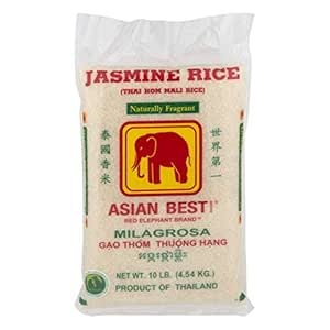 Amazon.com : Asian Best Jasmine Rice, 10 Pound : Grocery & Gourmet Food