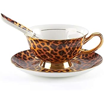 Amazon.com | European Royal England Bone China Ceramic Tea Cup Coffee ...