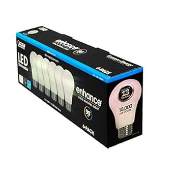 Feit LED Dimmable Enhance Vivid Natural Light 60 Watt 6-Pack - - Amazon.com