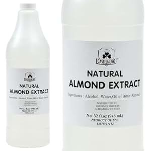 Amazon.com : Natural Bitter Almond Extract - 1 bottle - 32 fl oz ...