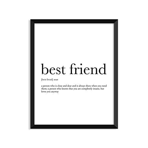 Amazon.com: Best Friend definition - Unframed art print poster or ...