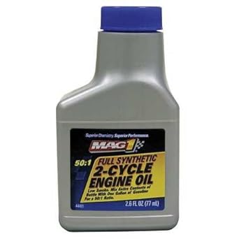 Amazon.com: 2-Cycle Synthetic Engine Oil, 2.6 Oz.: Industrial & Scientific