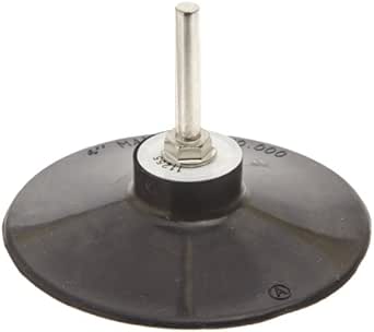 Norton Medium Speed-Lok TS Back-Up Pad, 4" Diameter, 12000 rpm, Grit ...