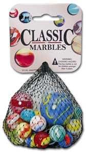 Amazon.com: CLASSIC MARBLES by Mega Marbles 10 oz. NET Assorted Marbles ...