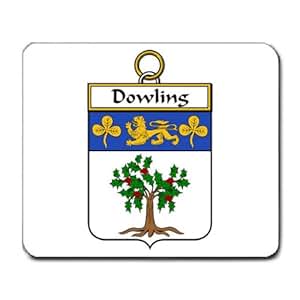 Amazon.com : Dowling or ODowling Family Crest Coat of Arms Mouse Pad ...