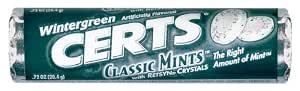 Caramelos mentolados Certs Wintergreen, paquete de 24: Amazon.com ...