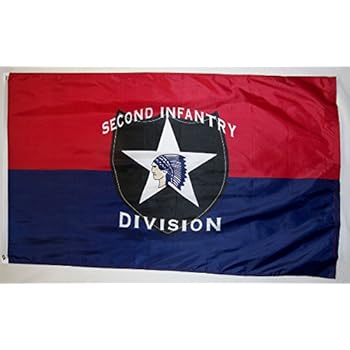 Amazon.com : Second Infantry Division Flag 3' X 5' Indoor Outdoor ...