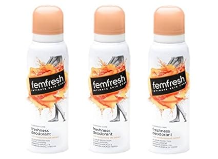 Femfresh 125ml Feminine Freshness Deodorant Spray x Pack of 3: Amazon ...