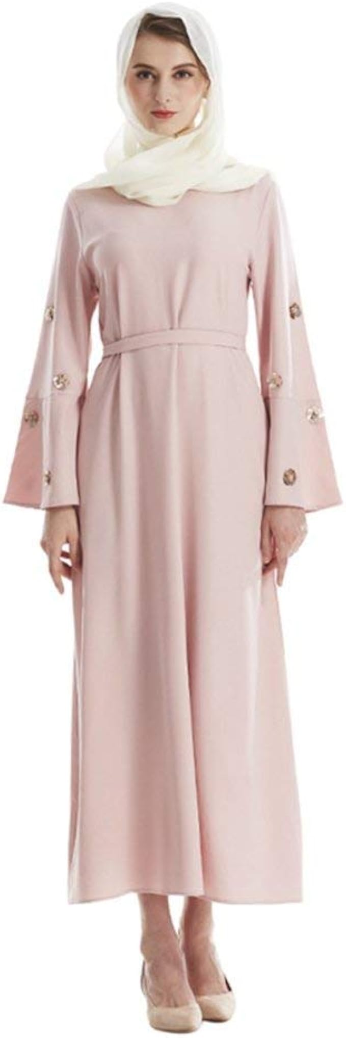 Abaya Señoras Musulmanas Vestidos Estilo Islámica Simple Mangas ...